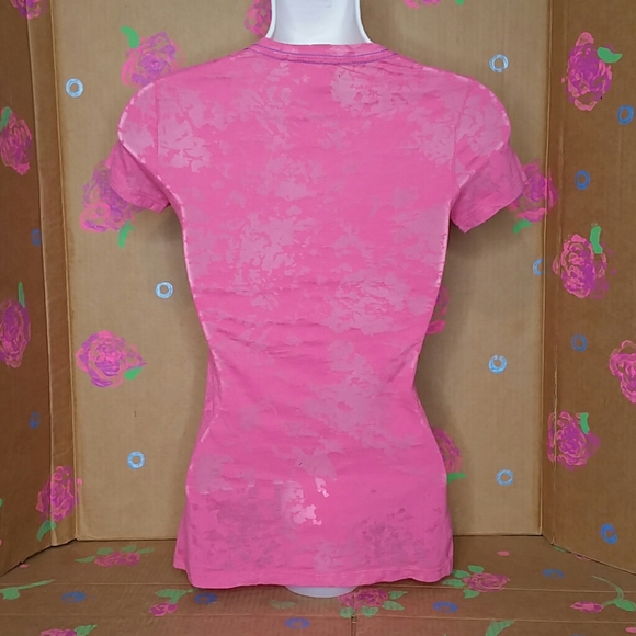 OP | Tops | Op Ocean Pacific Malibu Pink Burnout T Shirt S | Poshmark